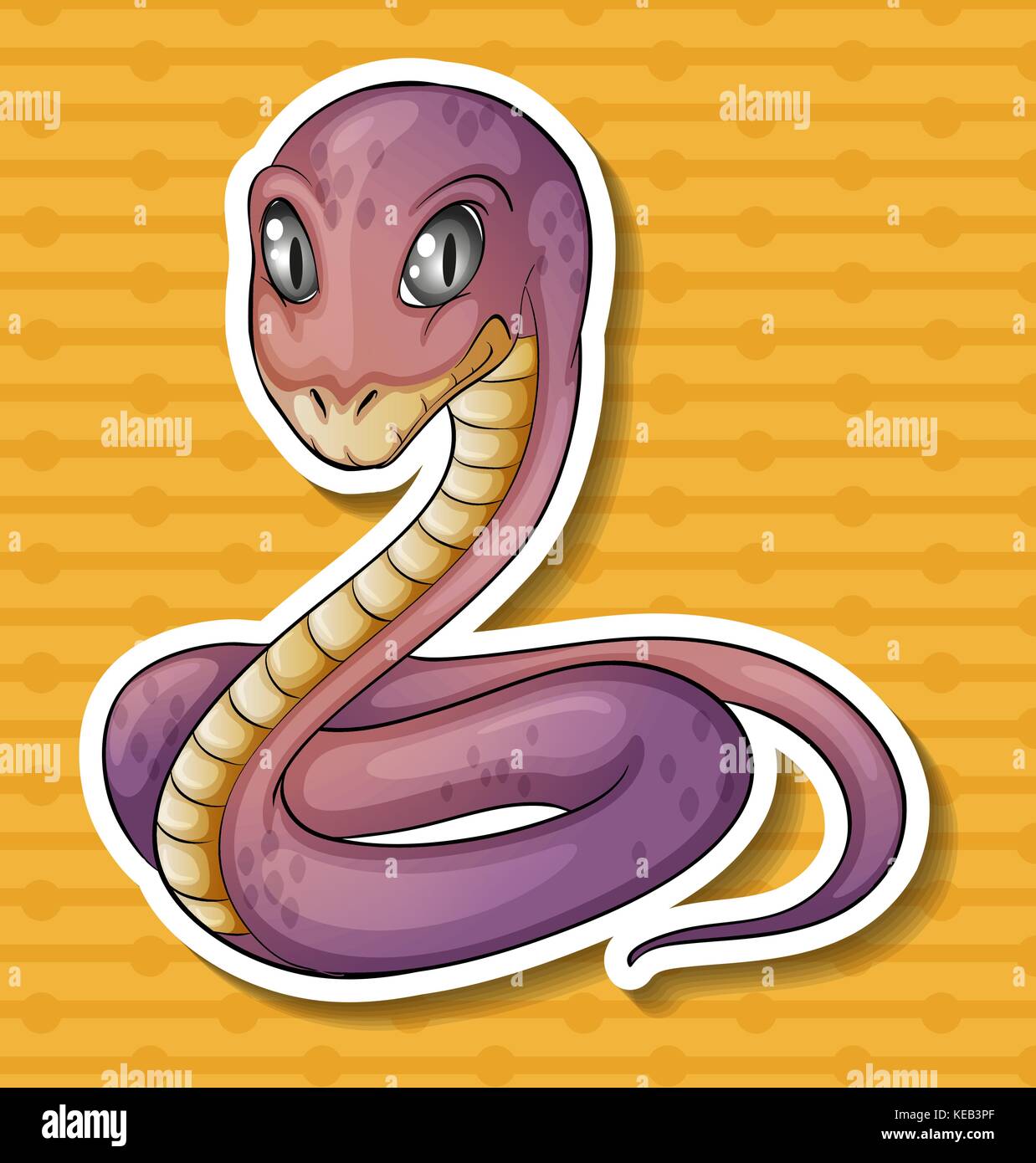 Closeup snake Stock Vector Images - Alamy