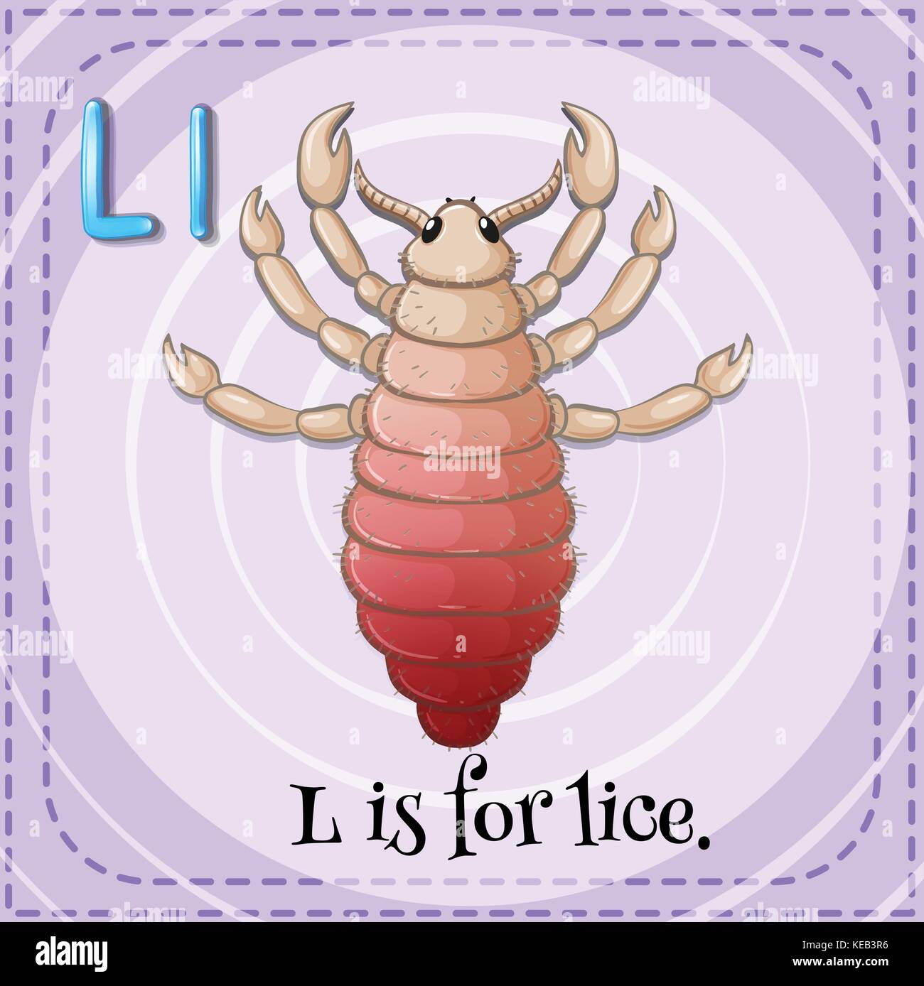 L is for lice Stock Vector Image & Art - Alamy