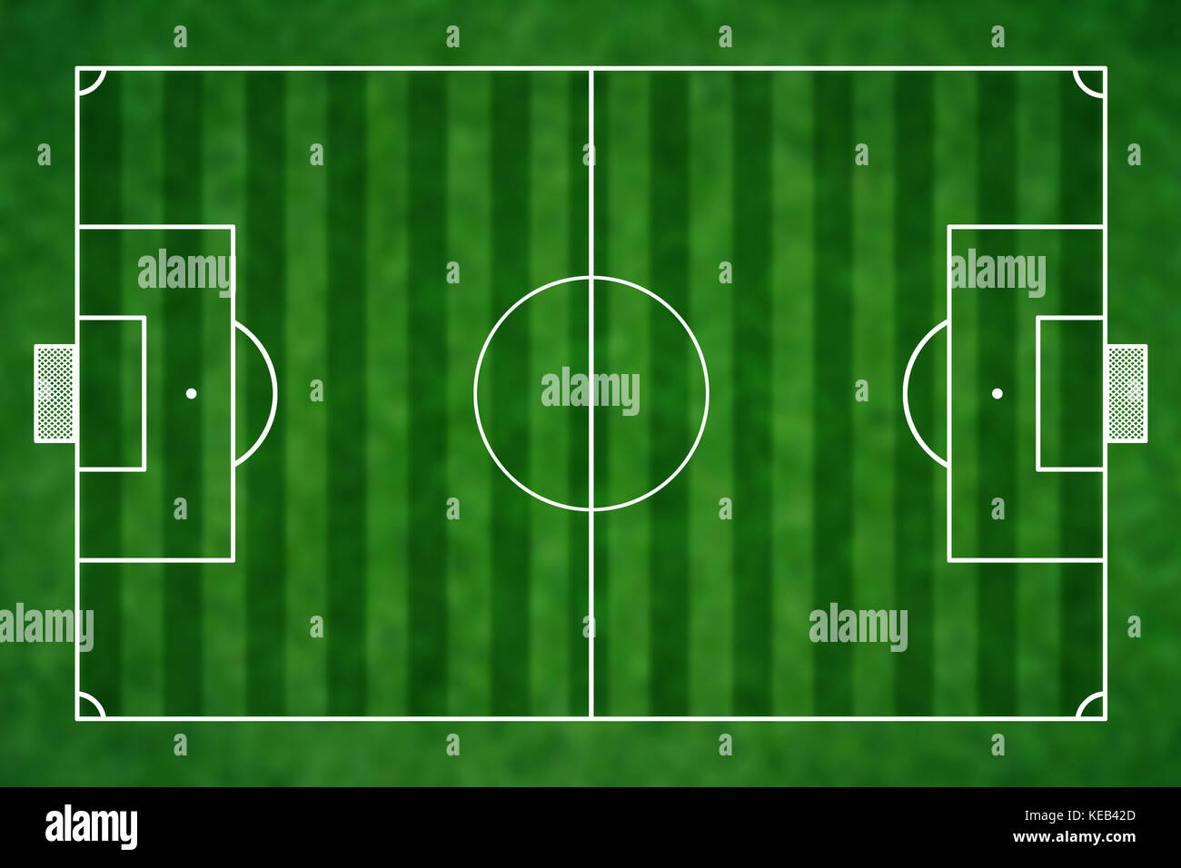 Football field dimensions hi-res stock photography and images - Alamy