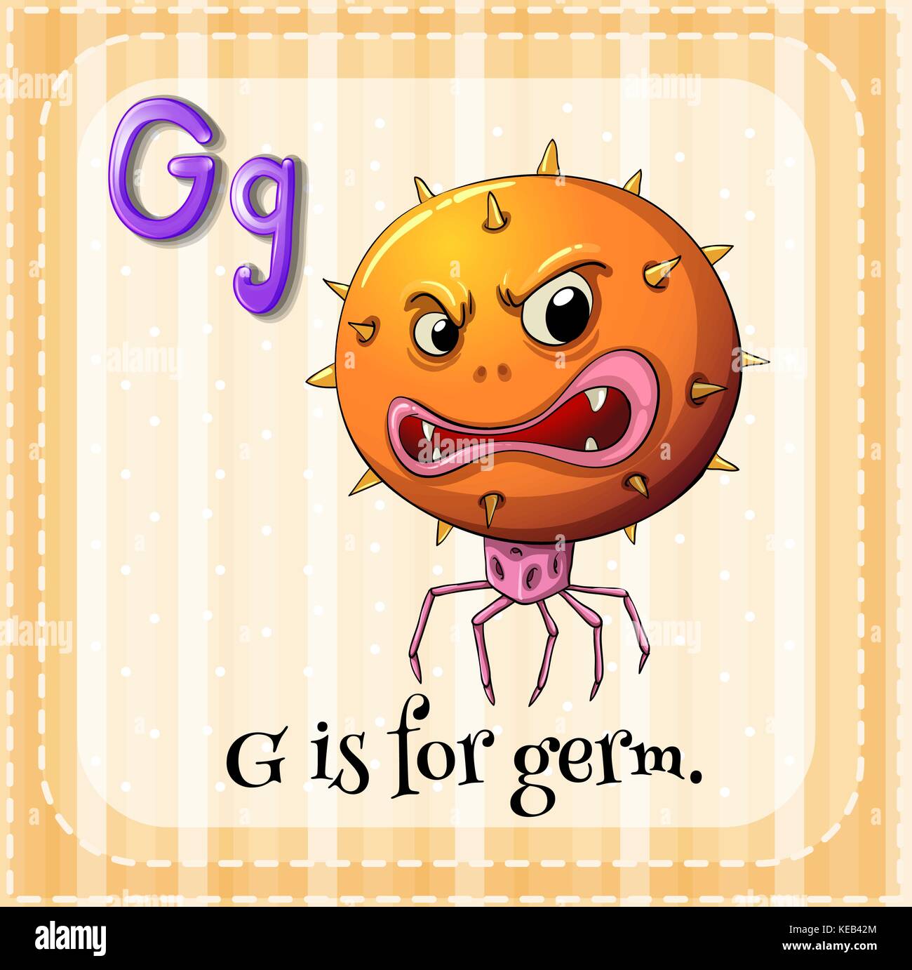 Virus alphabet Stock Vector Images - Alamy