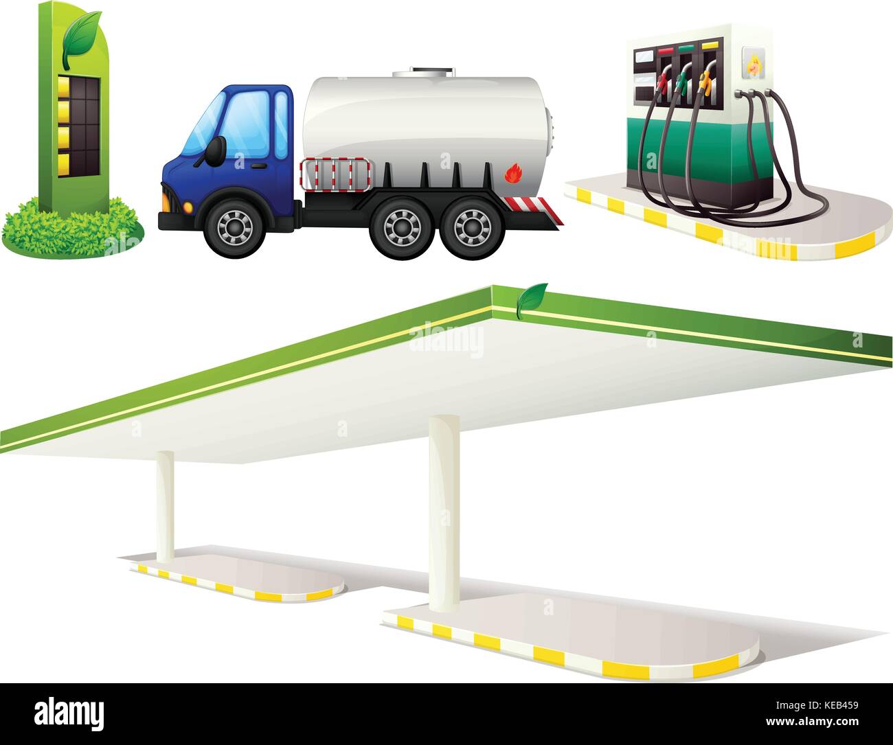 Group fuel tank on Stock Vector Images - Alamy