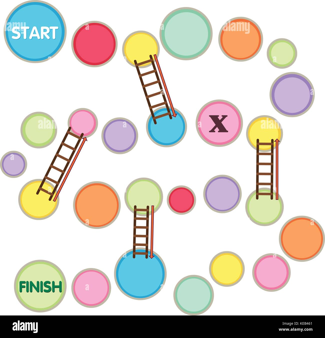Illustration of a blank boardgame Stock Vector Image & Art - Alamy