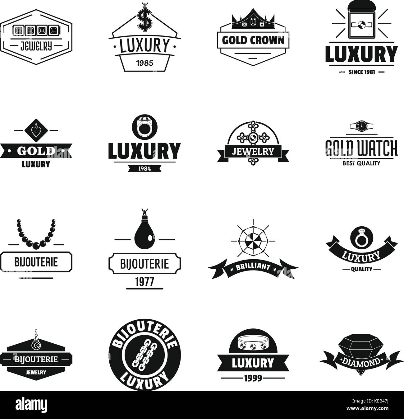 Luxury Logo High Resolution Stock Photography and Images - Alamy