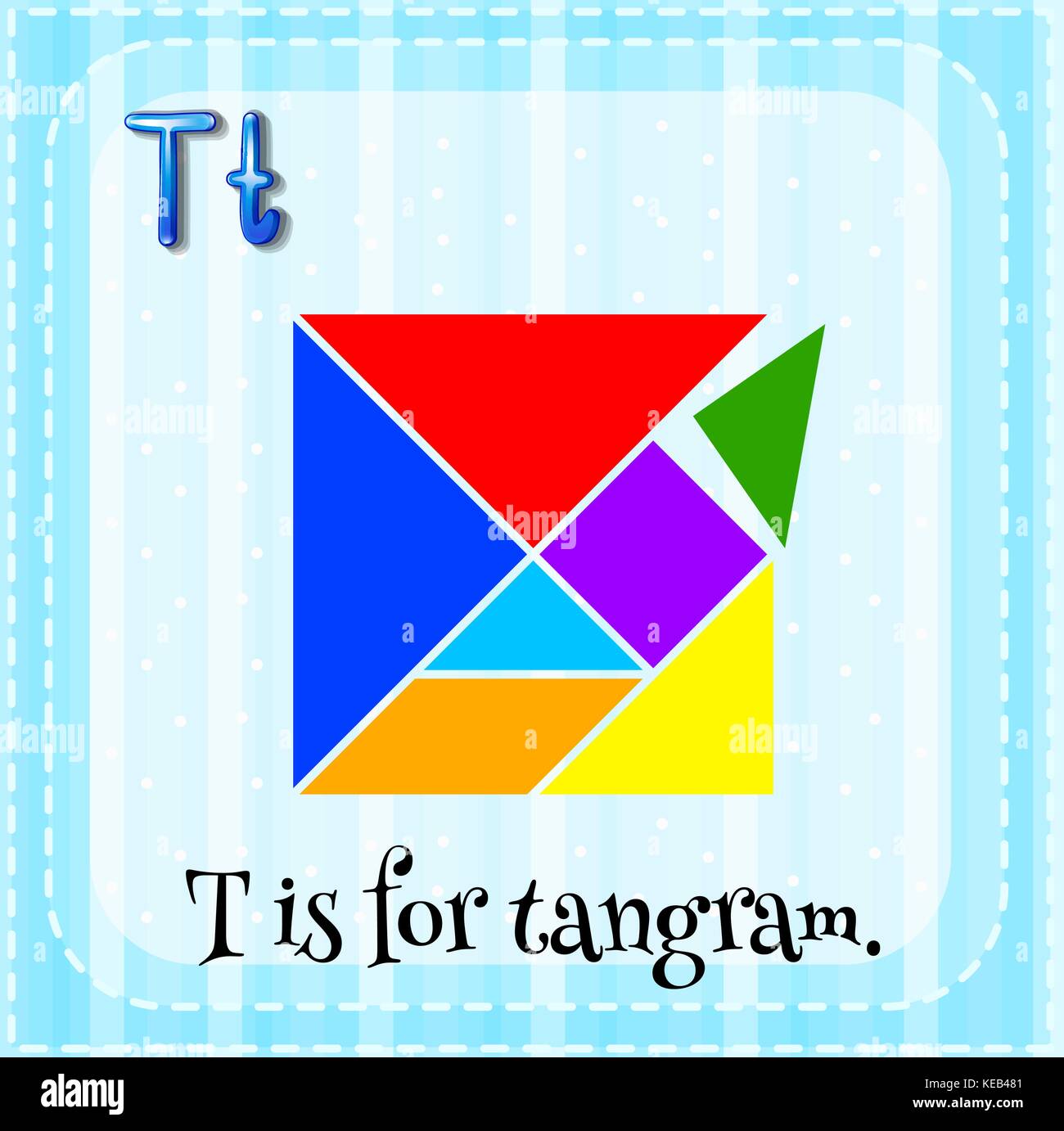Tangram shapes hi-res stock photography and images - Alamy