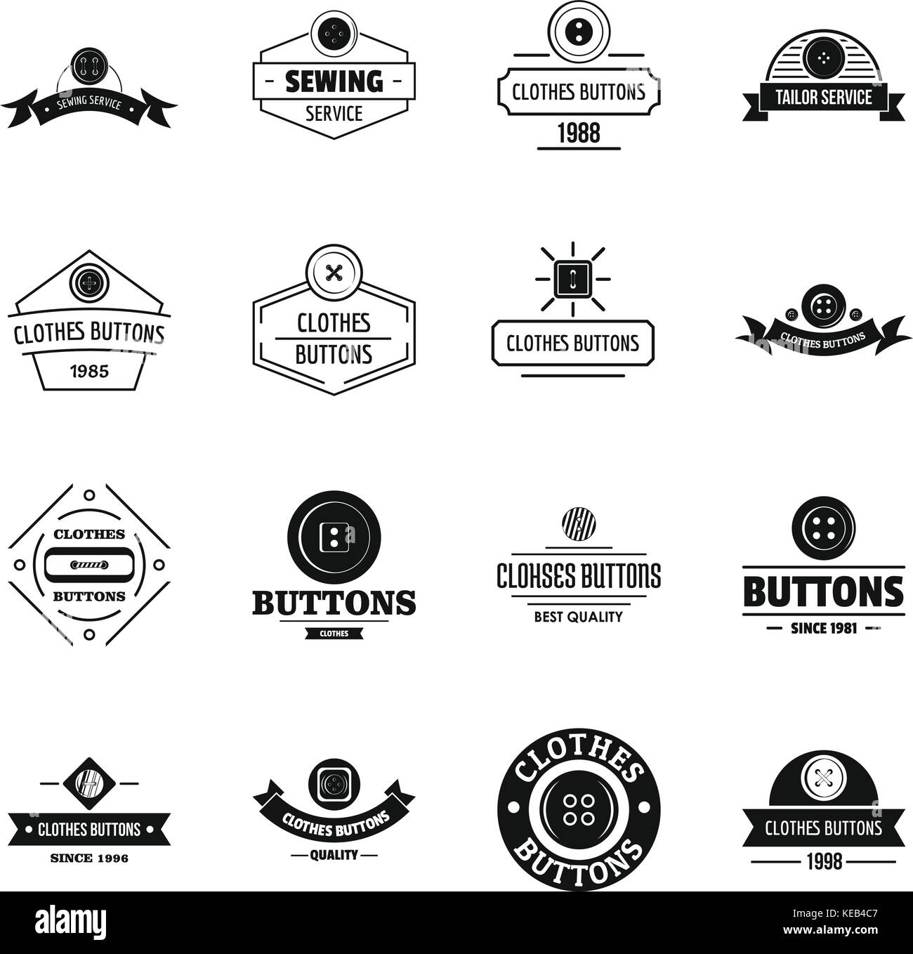 Sewing Button Logo