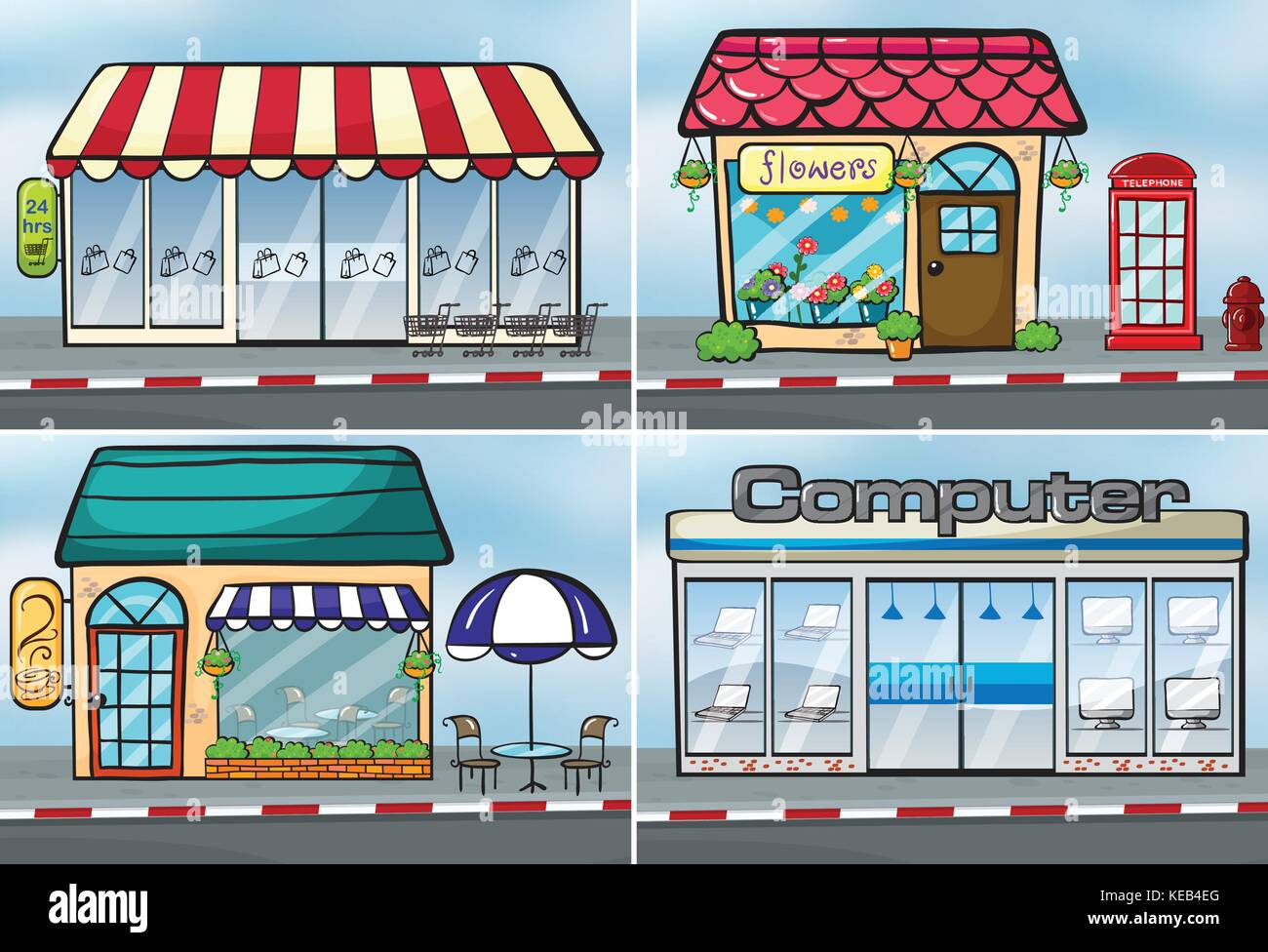 Different Shops High Resolution Stock Photography and Images - Alamy