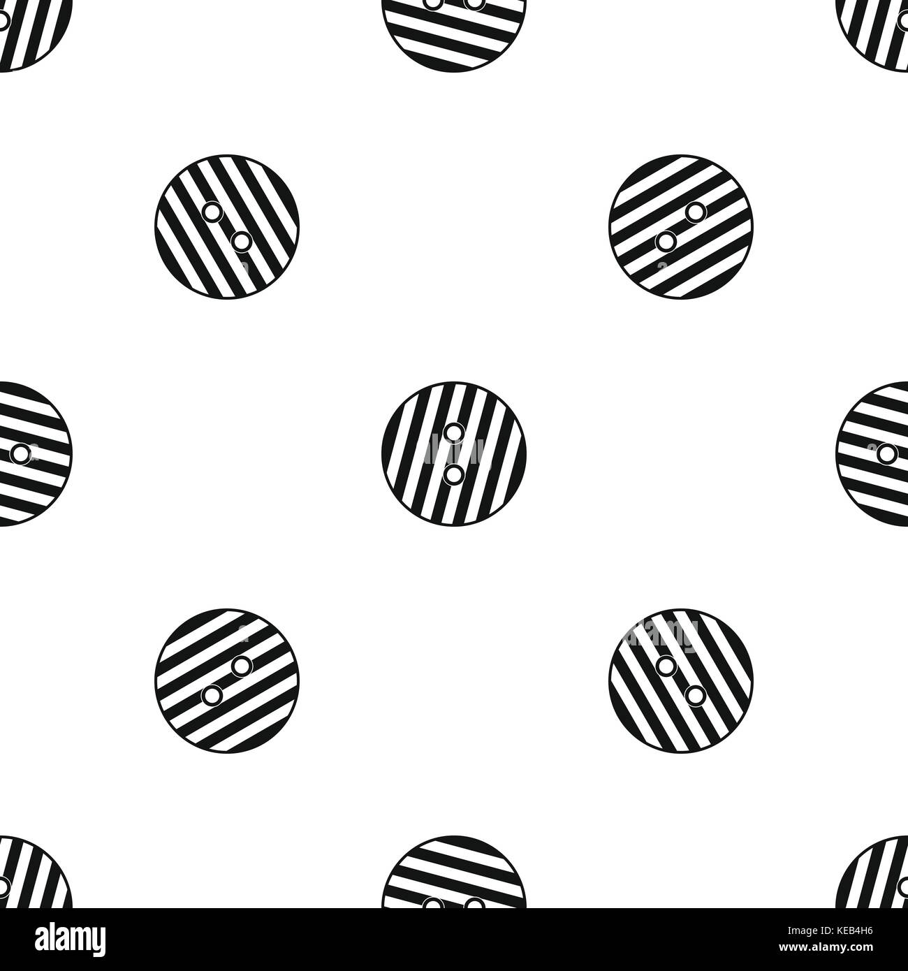 Striped sewing button pattern seamless black Stock Vector Image & Art ...
