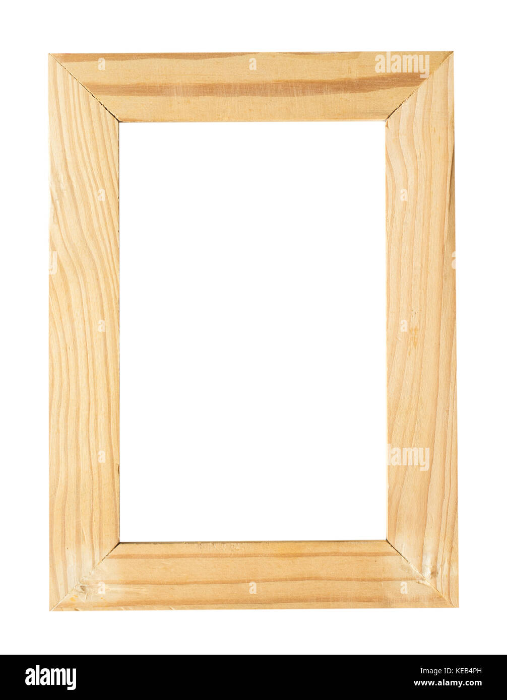 Picture frame wood isolate Stock Photo - Alamy
