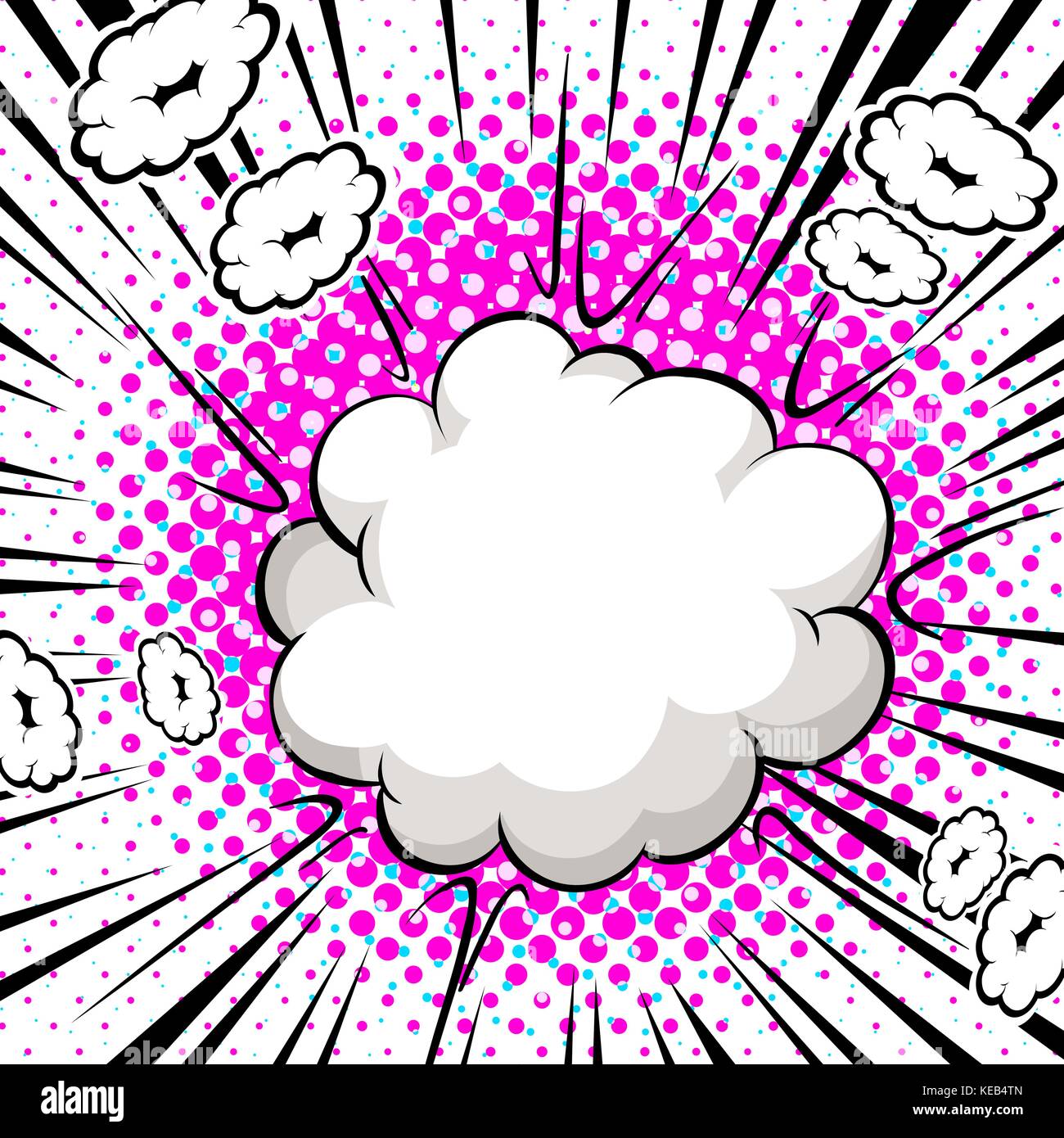 Comic balloon with writing space Stock Vector Image & Art - Alamy