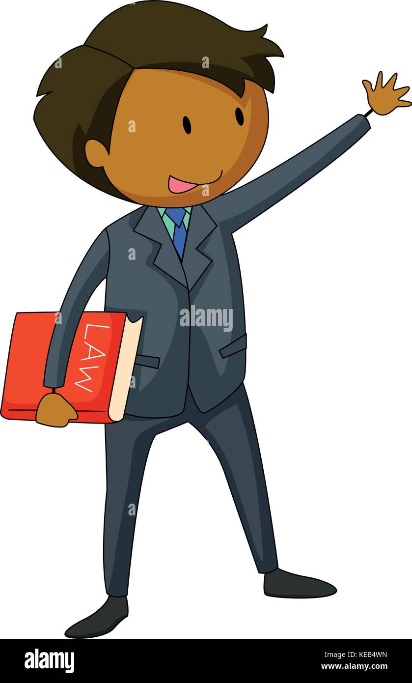 Male lawyer in suit Stock Vector Images - Alamy