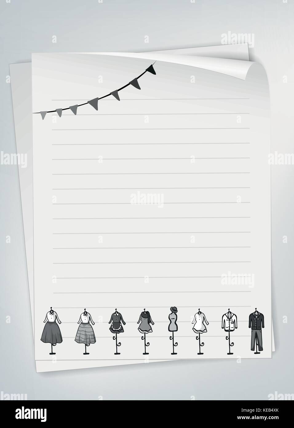 Gray trend line Stock Vector Images - Alamy