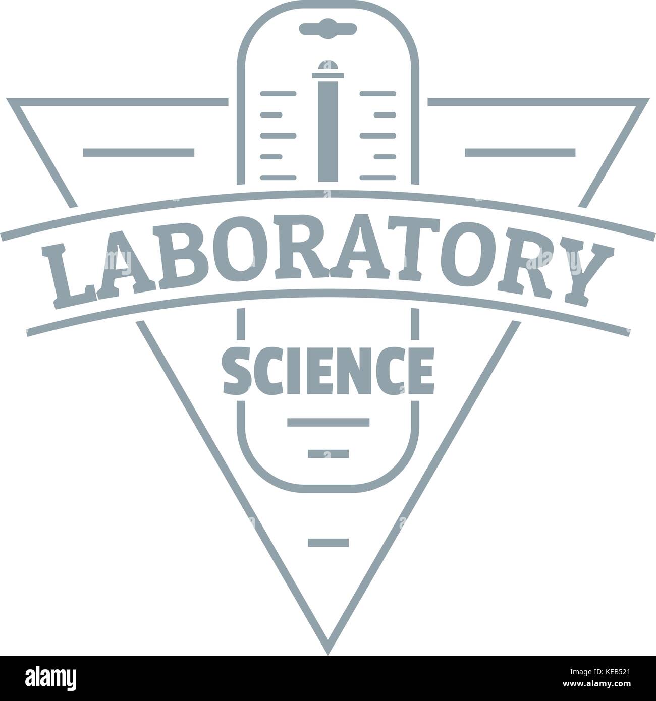 Laboratory logo, simple gray style Stock Vector Image & Art - Alamy