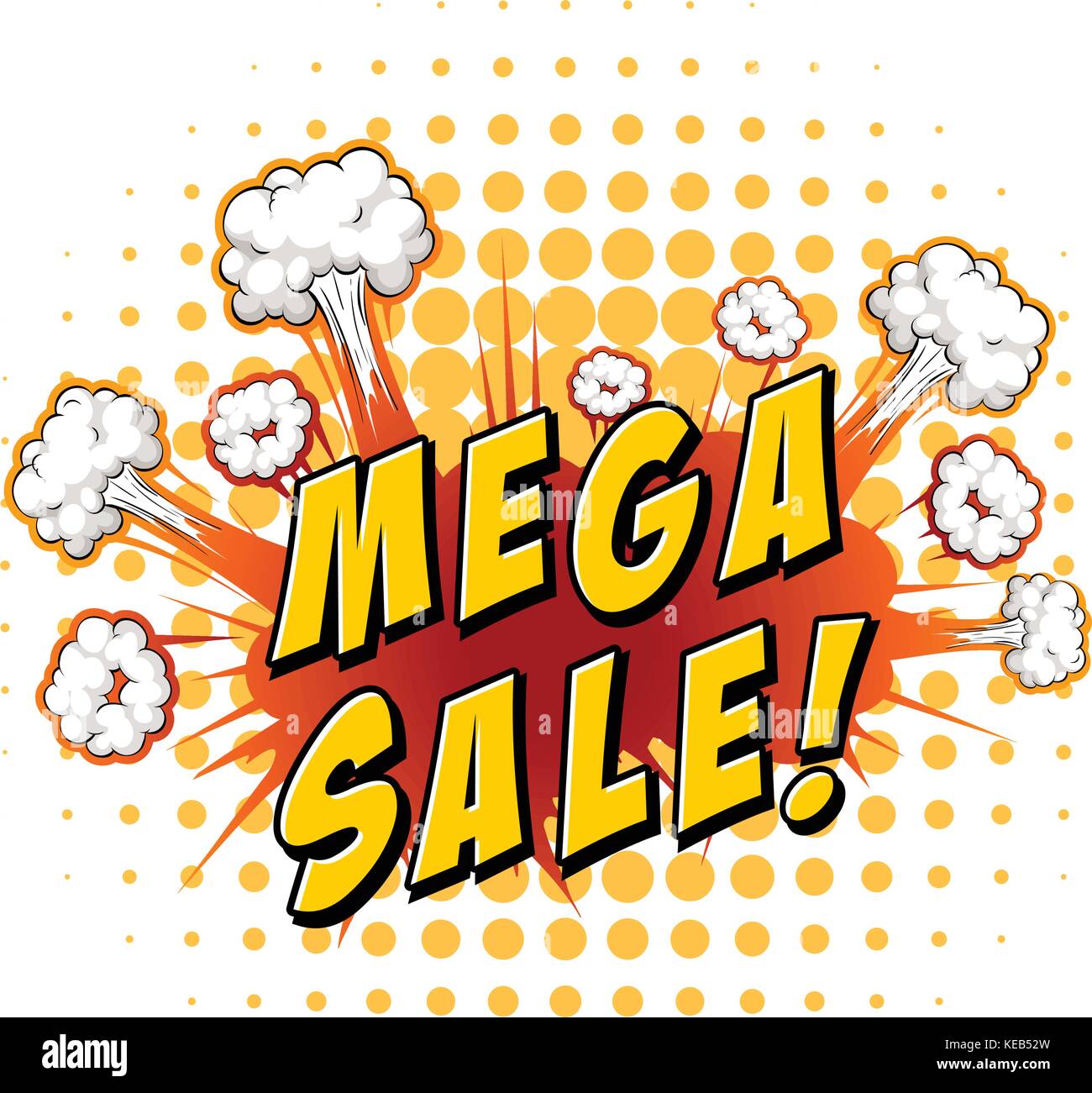 Word mega sale with explosion background Stock Vector Image & Art - Alamy
