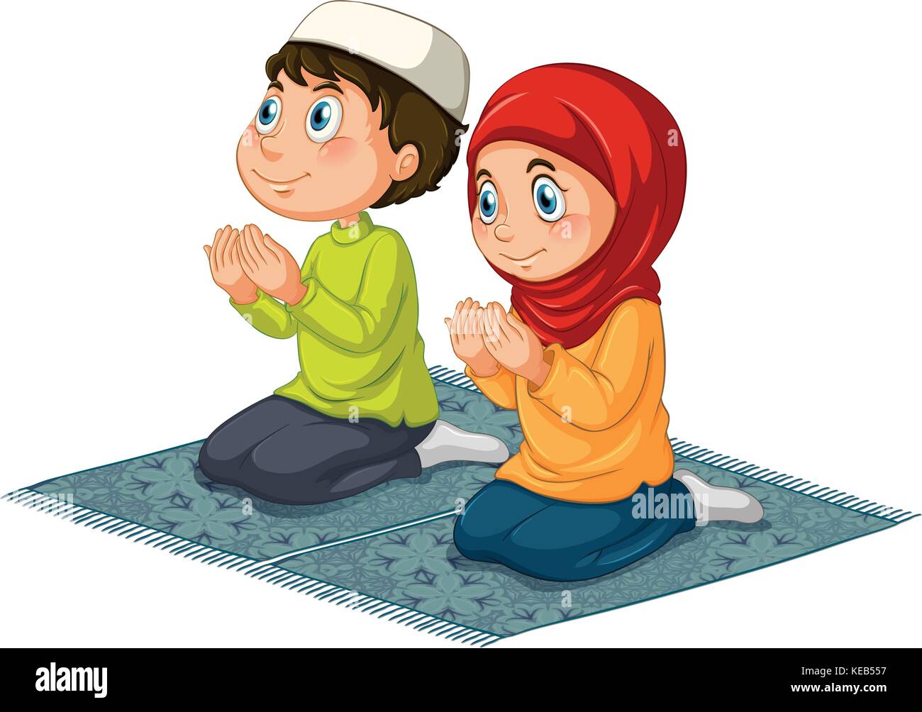 Children Praying Animation