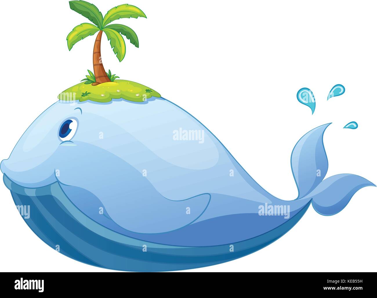 Scenic landscape on island Stock Vector Images - Alamy