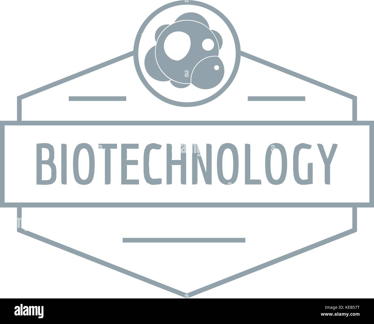 Research biology logo, simple gray style Stock Vector Image & Art - Alamy
