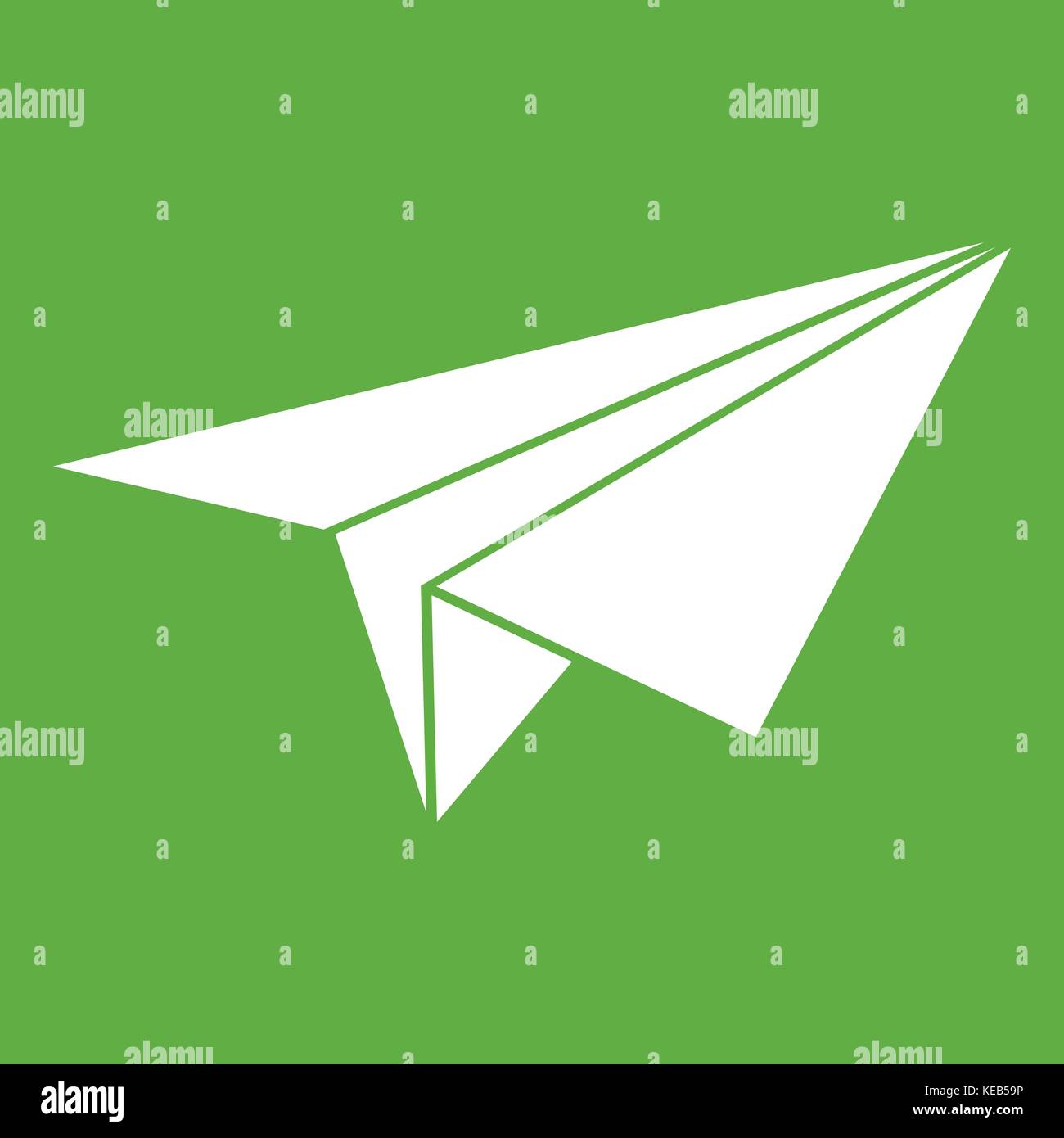 White and green light aircraft Stock Vector Images - Alamy