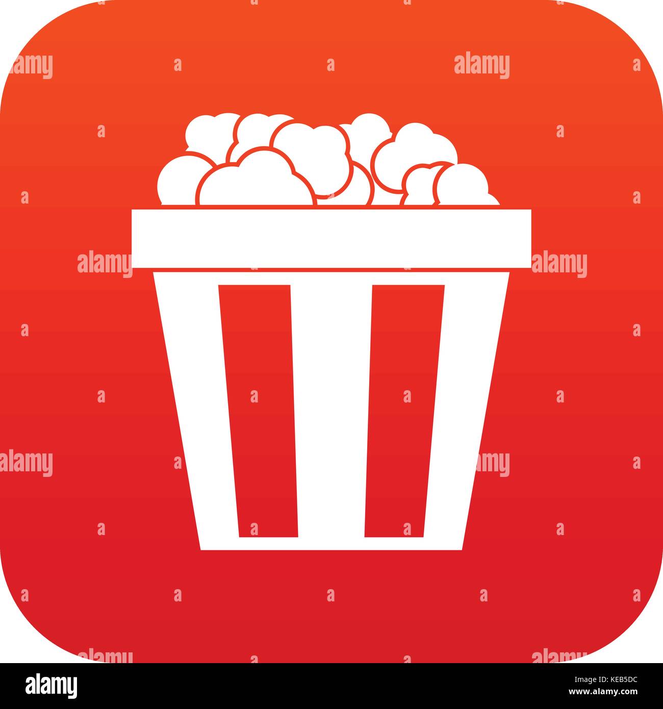 Box popcorn icon digital hi-res stock photography and images - Alamy