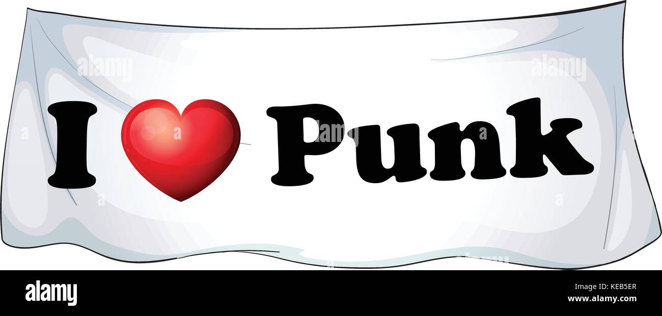 I love punk sign hanging on the wall Stock Vector Image & Art - Alamy