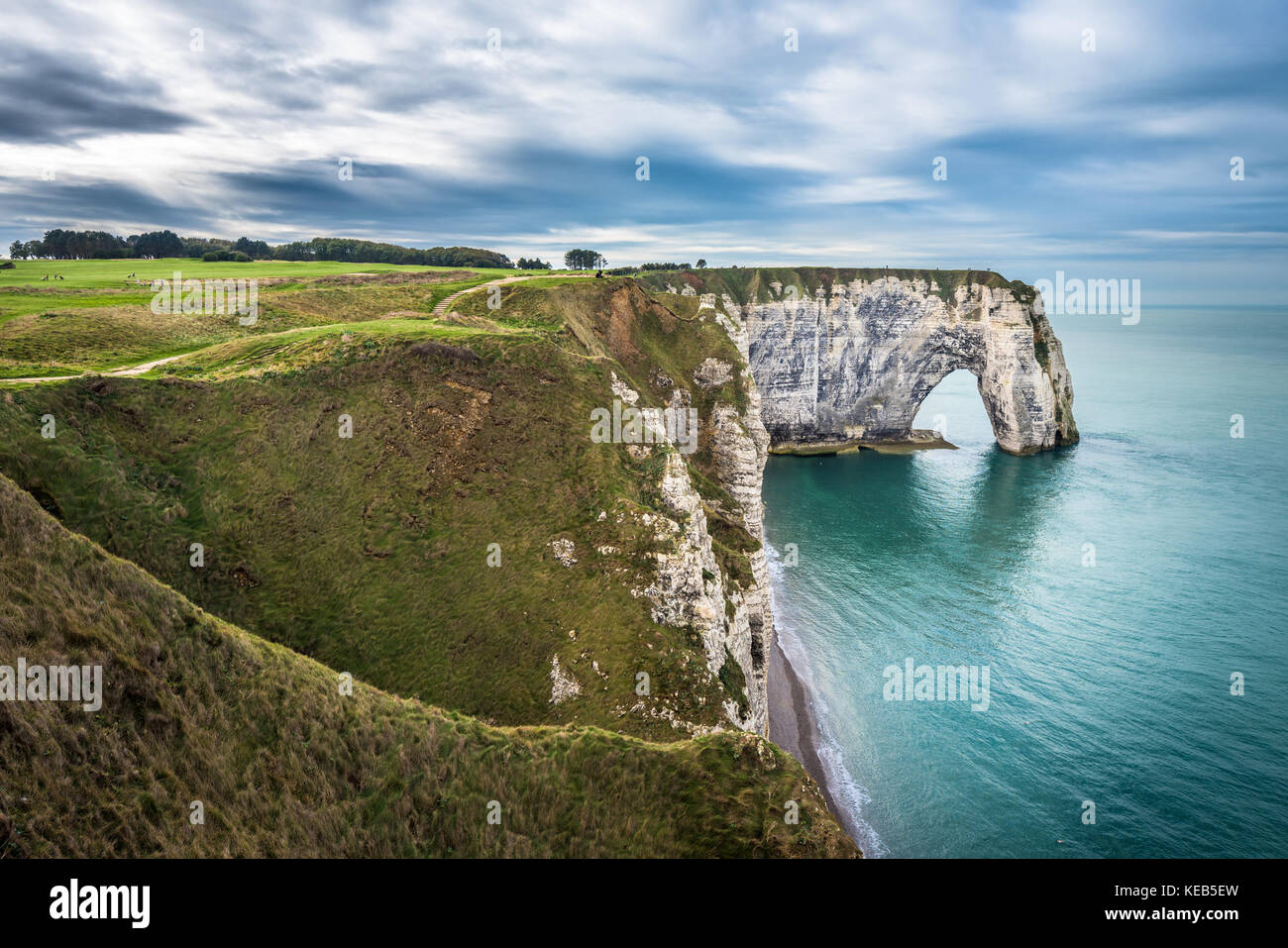 Sea Cliffs Etretat Normandy France High Resolution Stock Photography ...