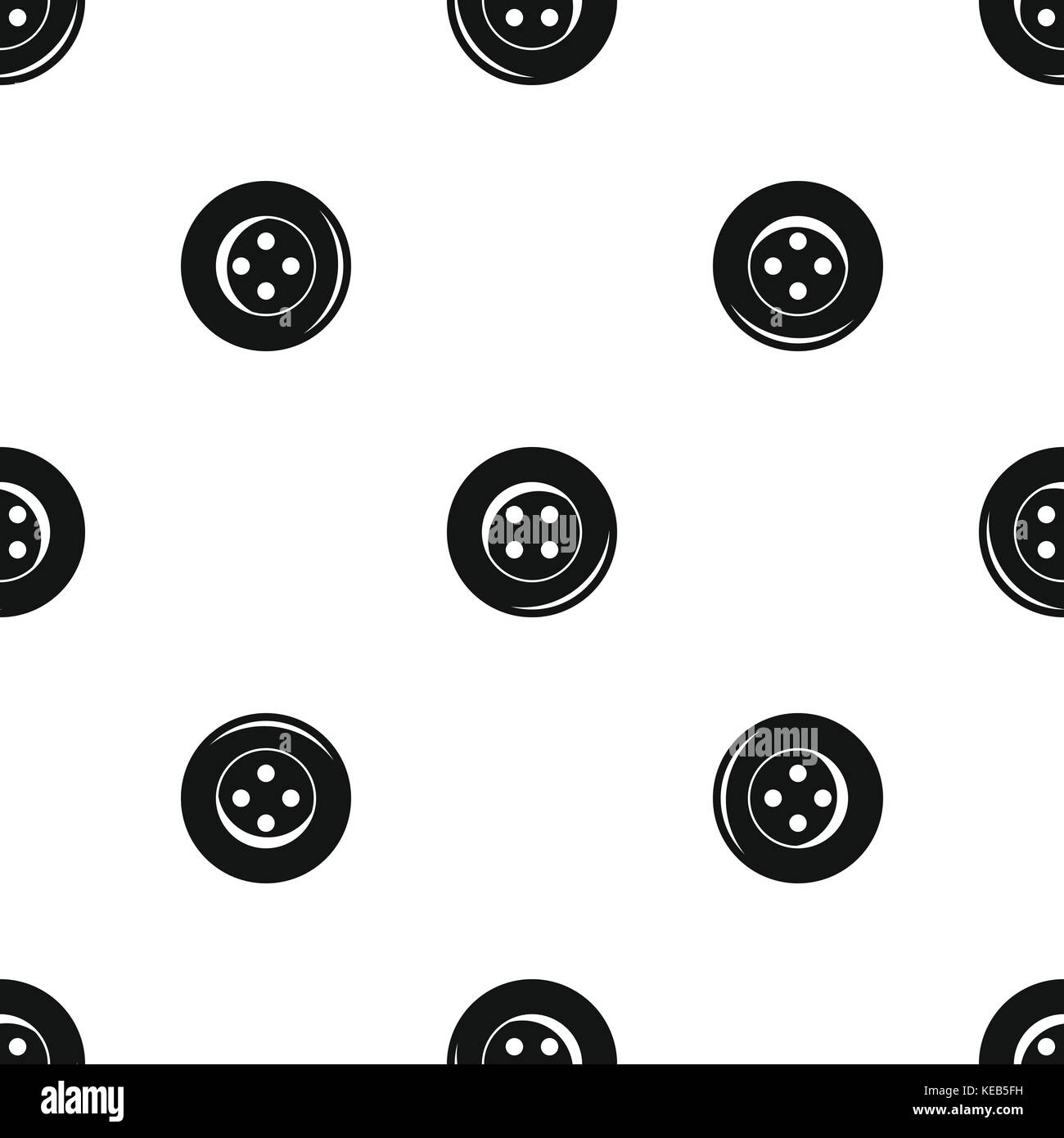 Button for sewing pattern seamless black Stock Vector Image & Art - Alamy