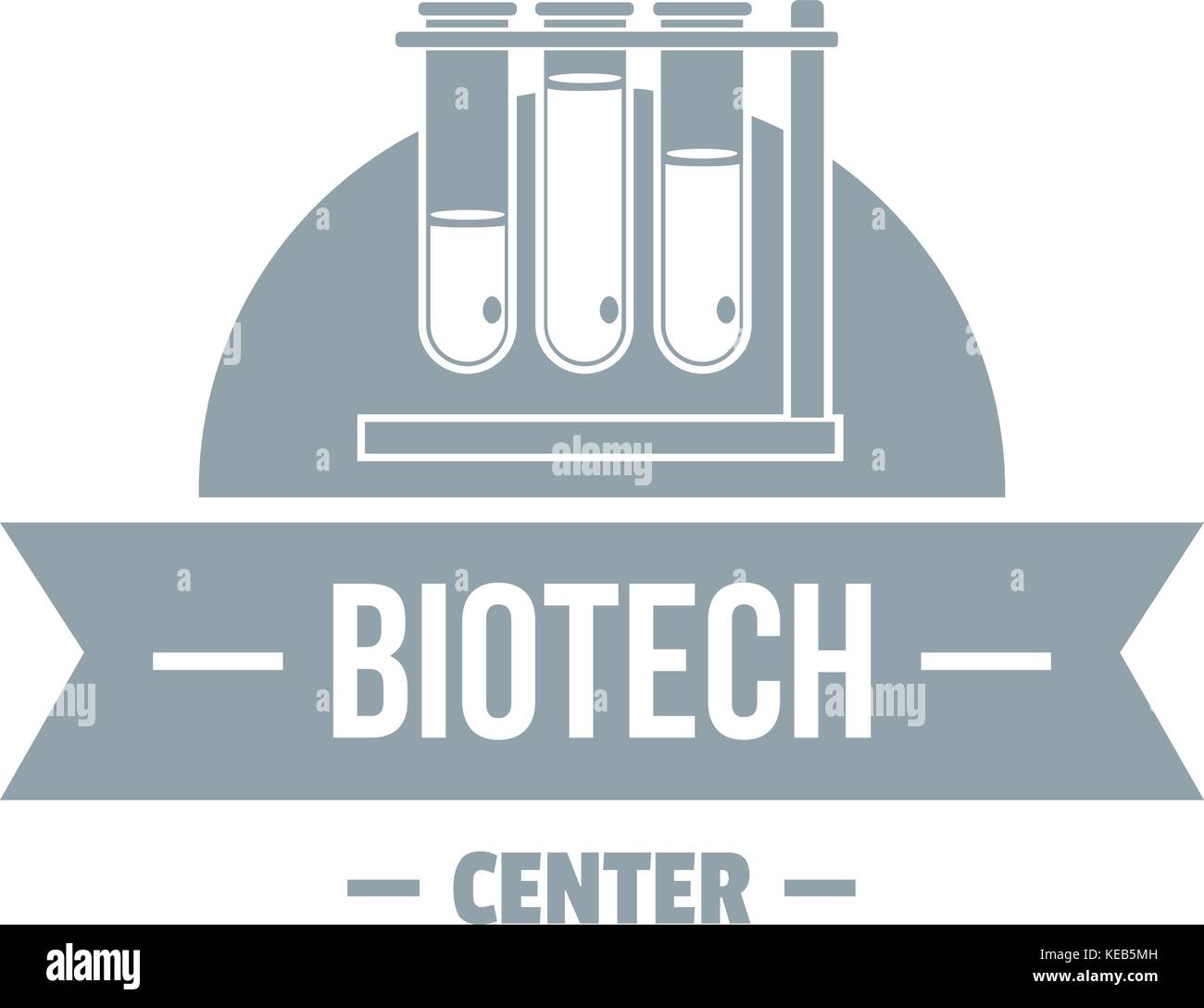 Biotech center logo, simple gray style Stock Vector Image & Art - Alamy