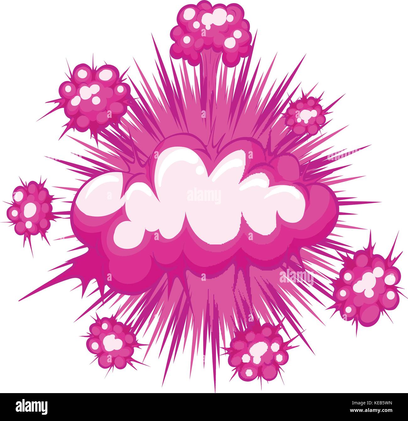 Pink cloud explosion with writing space Stock Vector Image & Art - Alamy