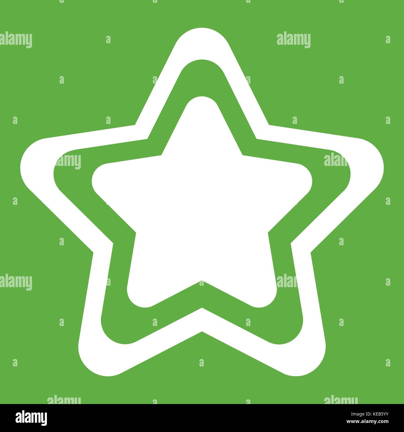 Star icon green Stock Vector Image & Art - Alamy