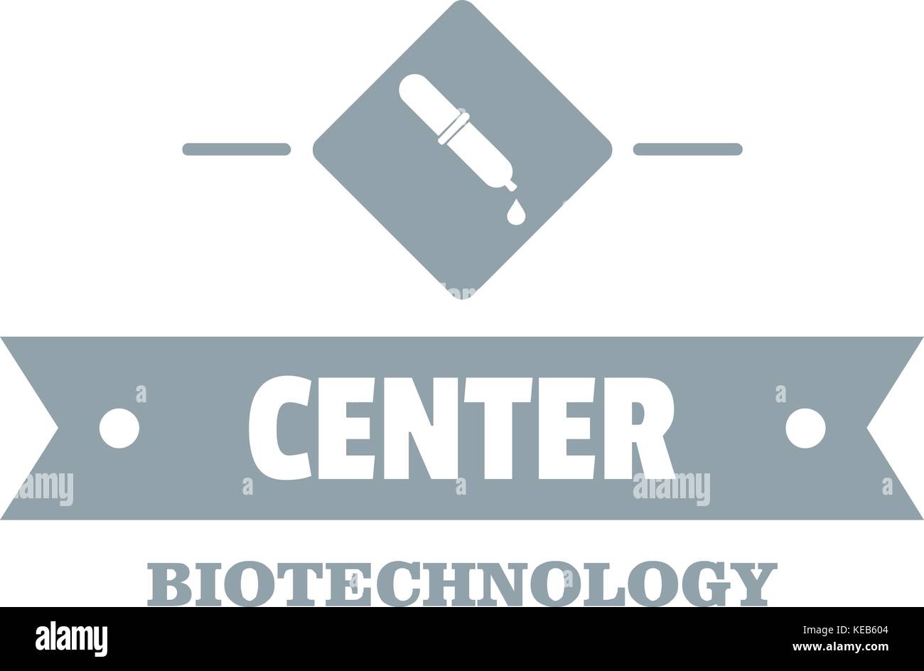 Biology center logo, simple gray style Stock Vector Image & Art - Alamy