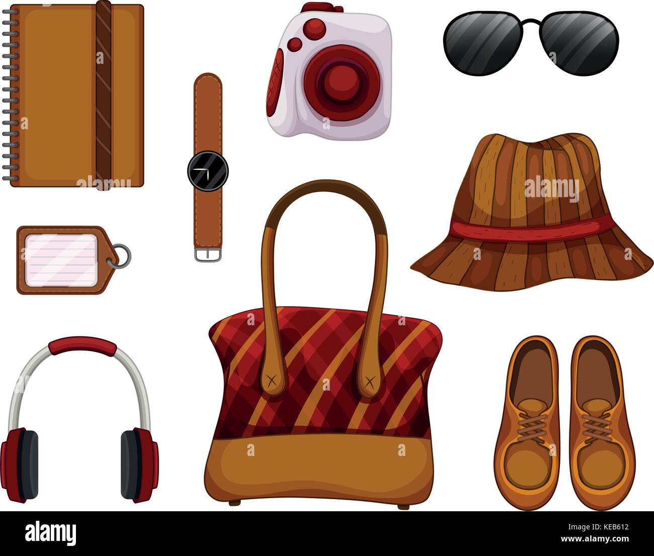 Different kinds of items for hipster Stock Vector Image & Art - Alamy