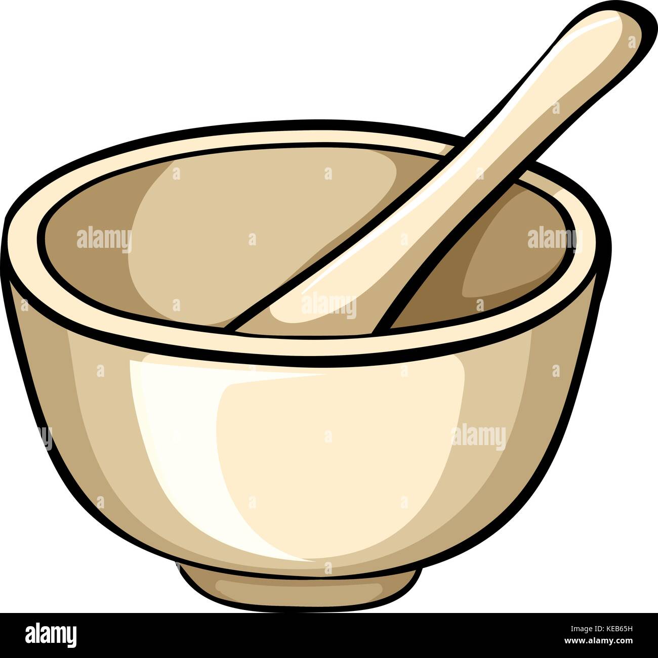 Mortar grinding tool Stock Vector Images - Alamy