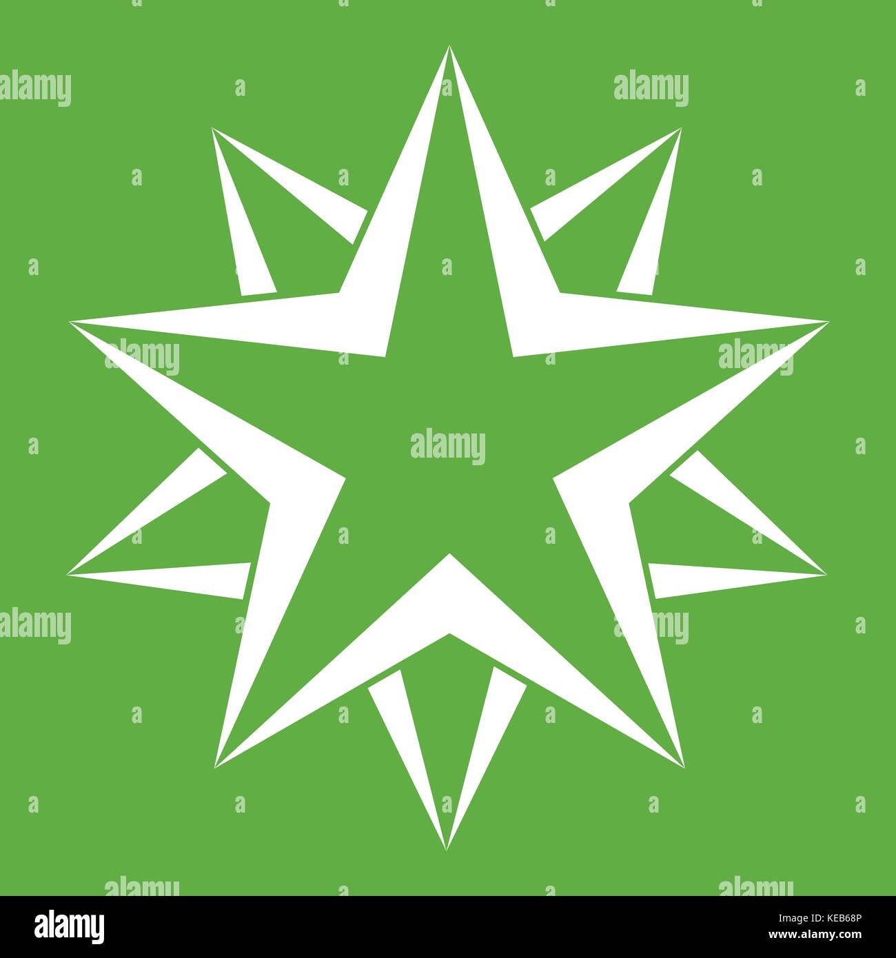 Star icon green Stock Vector Image & Art - Alamy