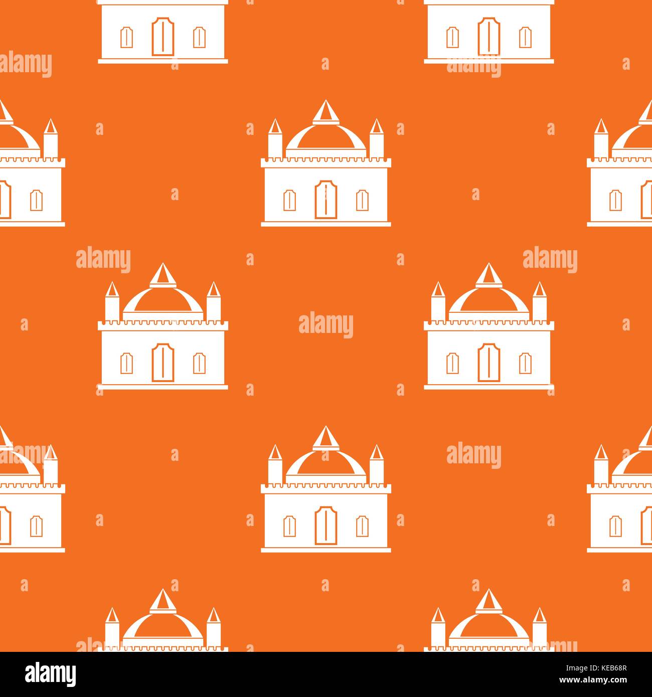 Royal castle pattern seamless Stock Vector Image & Art - Alamy