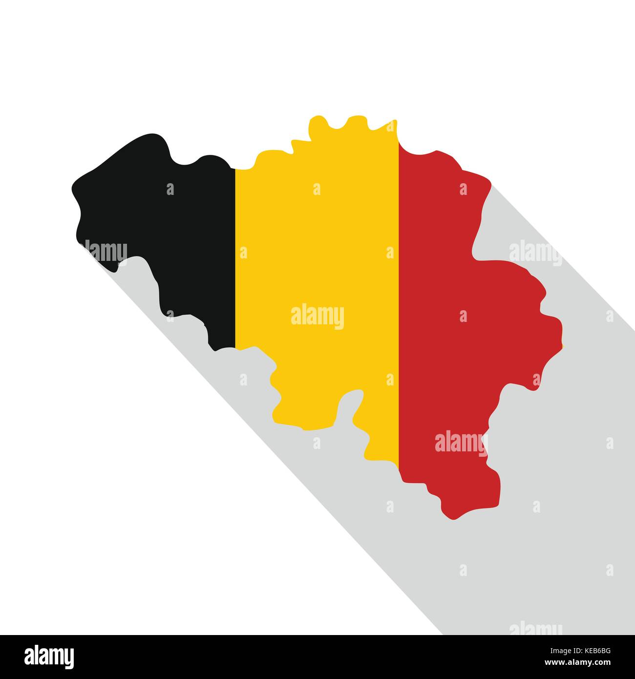 Germany map icon, flat style Stock Vector Image & Art - Alamy