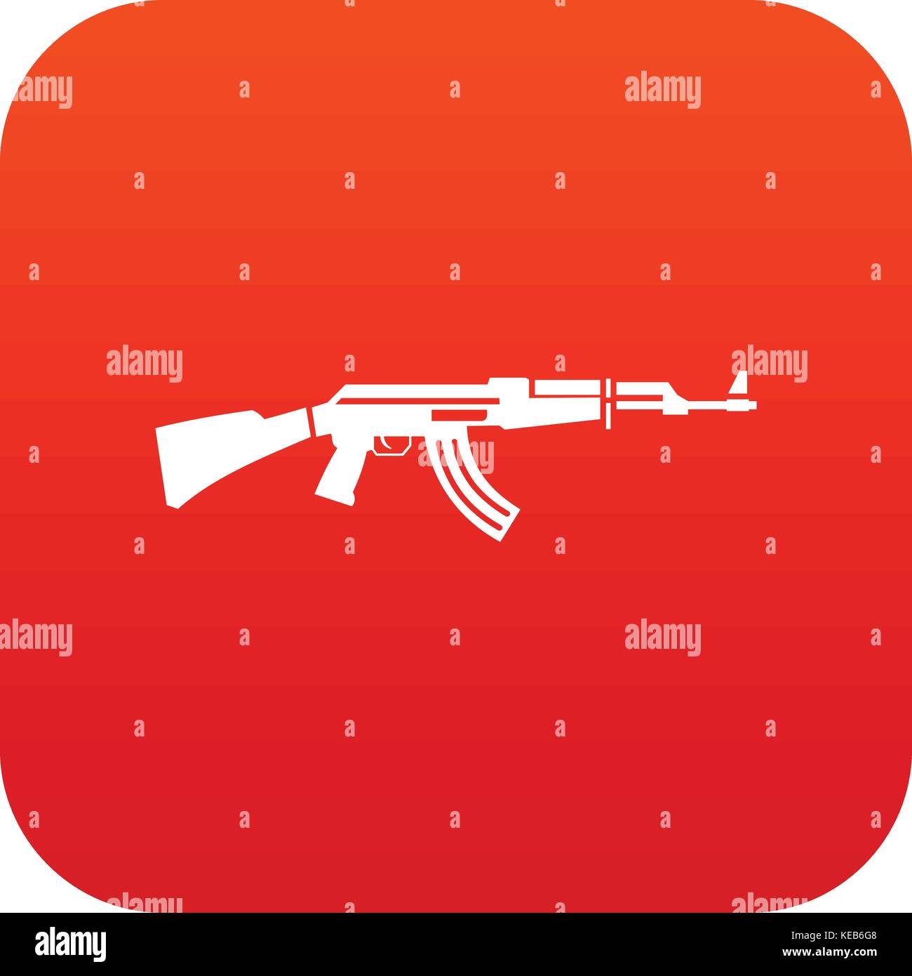 Military rifle icon digital red Stock Vector Image & Art - Alamy