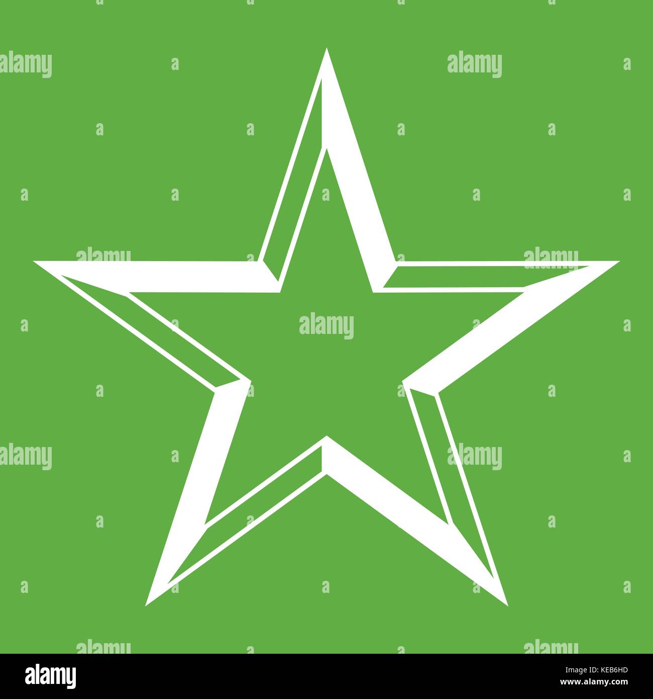 Star icon green Stock Vector Image & Art - Alamy