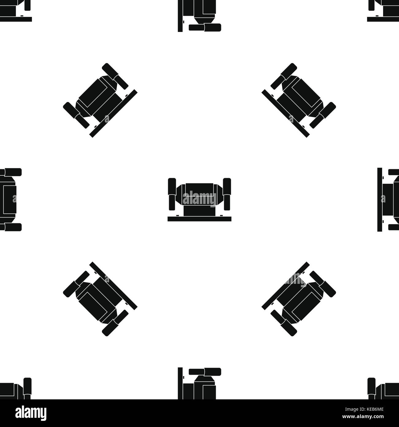 Metalworking machine pattern seamless black Stock Vector Image & Art ...