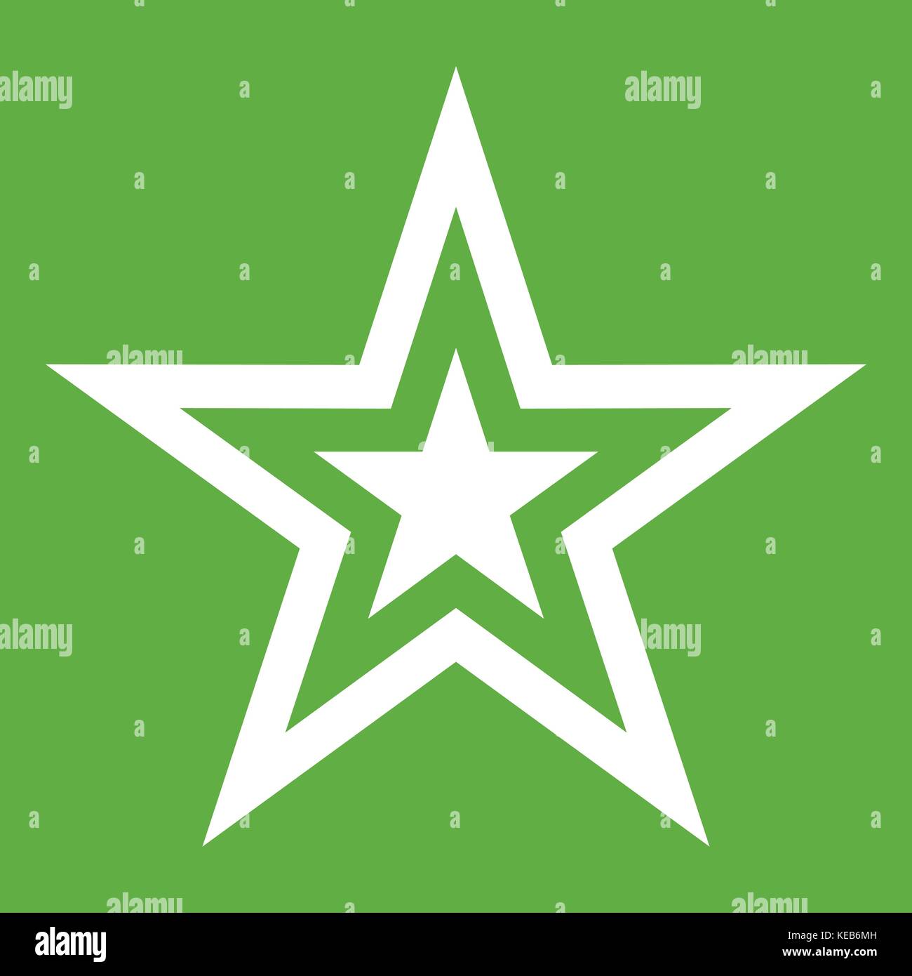 Star icon green Stock Vector Image & Art - Alamy