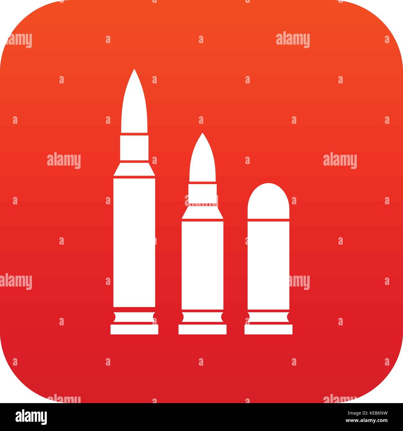Bullets icon digital red Stock Vector Image & Art - Alamy