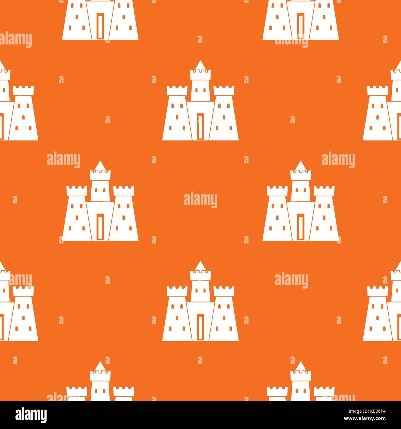 Ancient castle palace pattern seamless Stock Vector Image & Art - Alamy