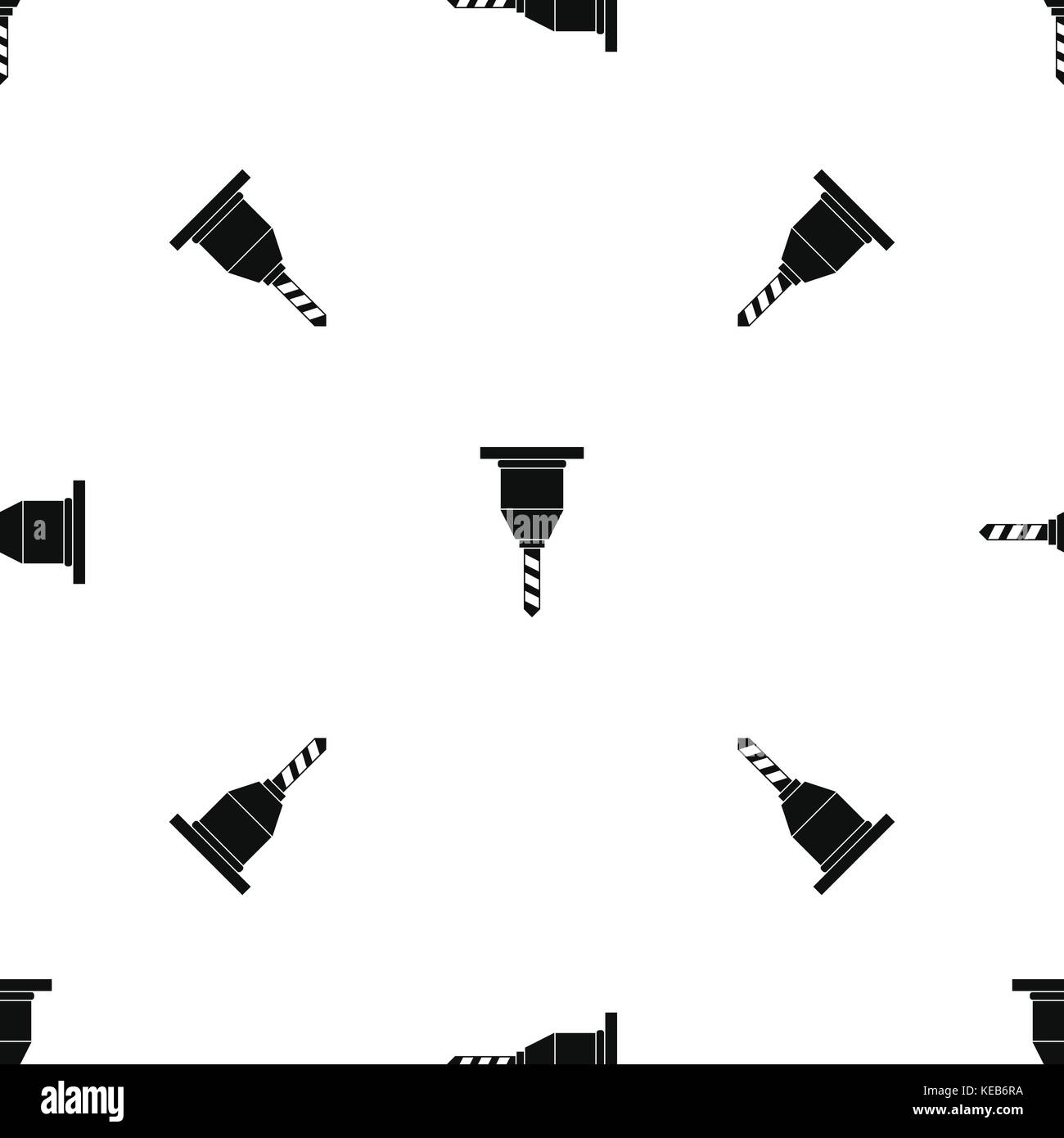Drill bit pattern seamless black Stock Vector Image & Art - Alamy