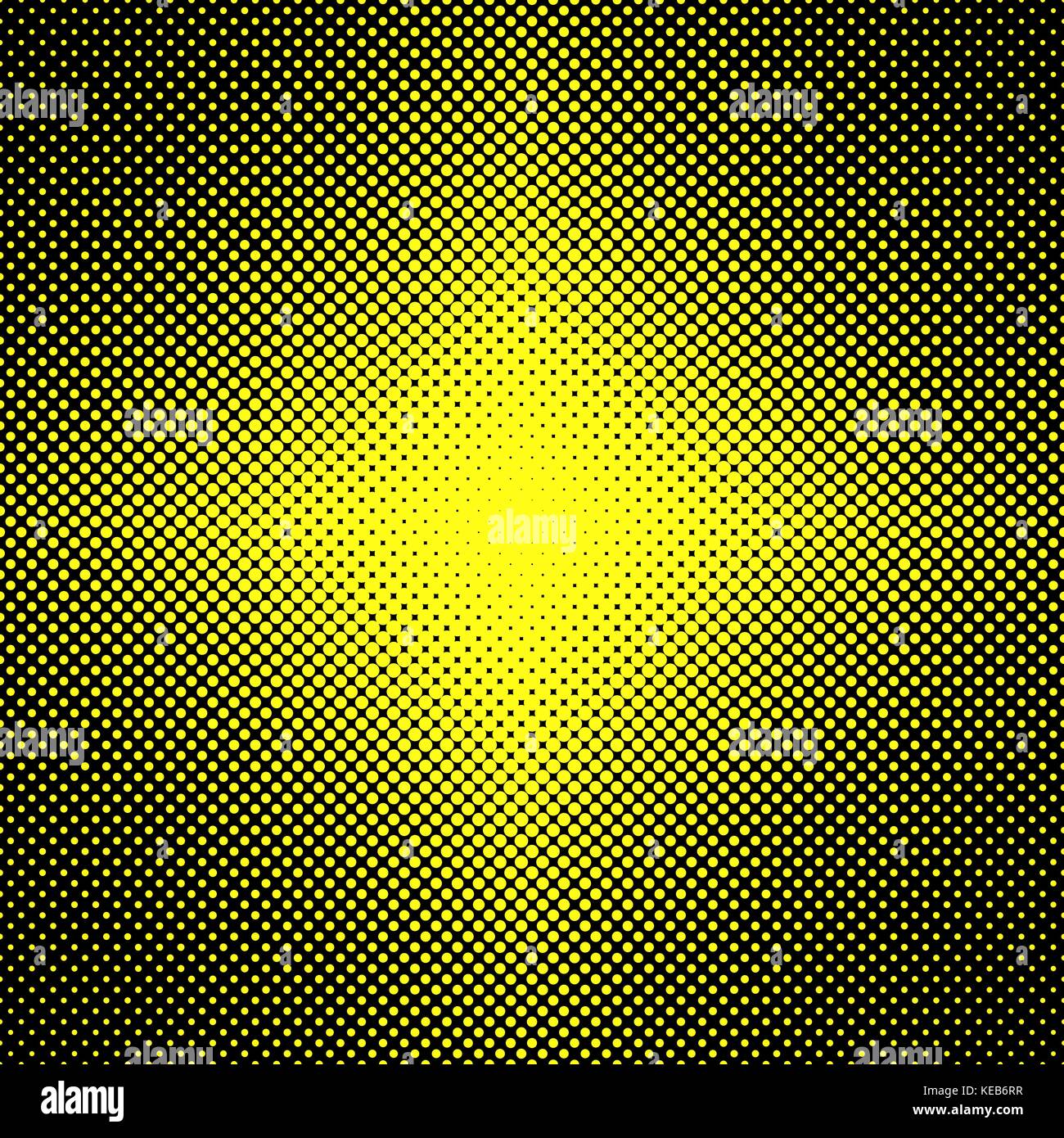 Abstract Halftone Dot Pattern Background Vector Illustration From Circles In Varying Sizes