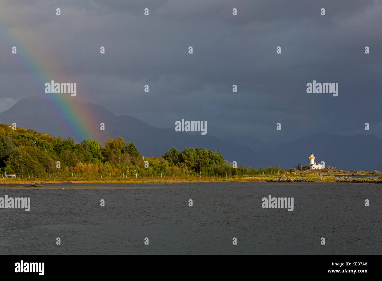 Rainbow and lighthouse hi-res stock photography and images - Alamy