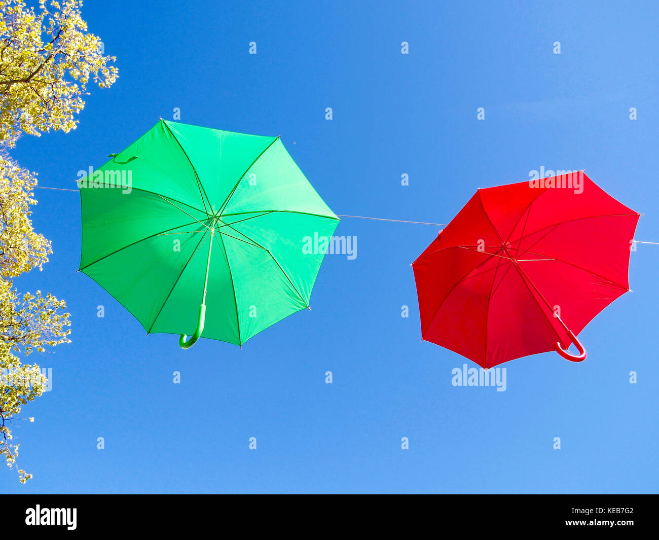 Variety of colorful umbrellas Stock Photo - Alamy