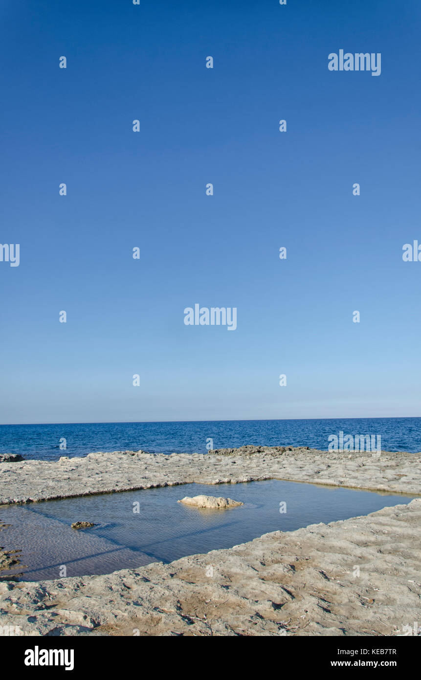 View of a pool excavated into an abandoned quarry Stock Photo - Alamy