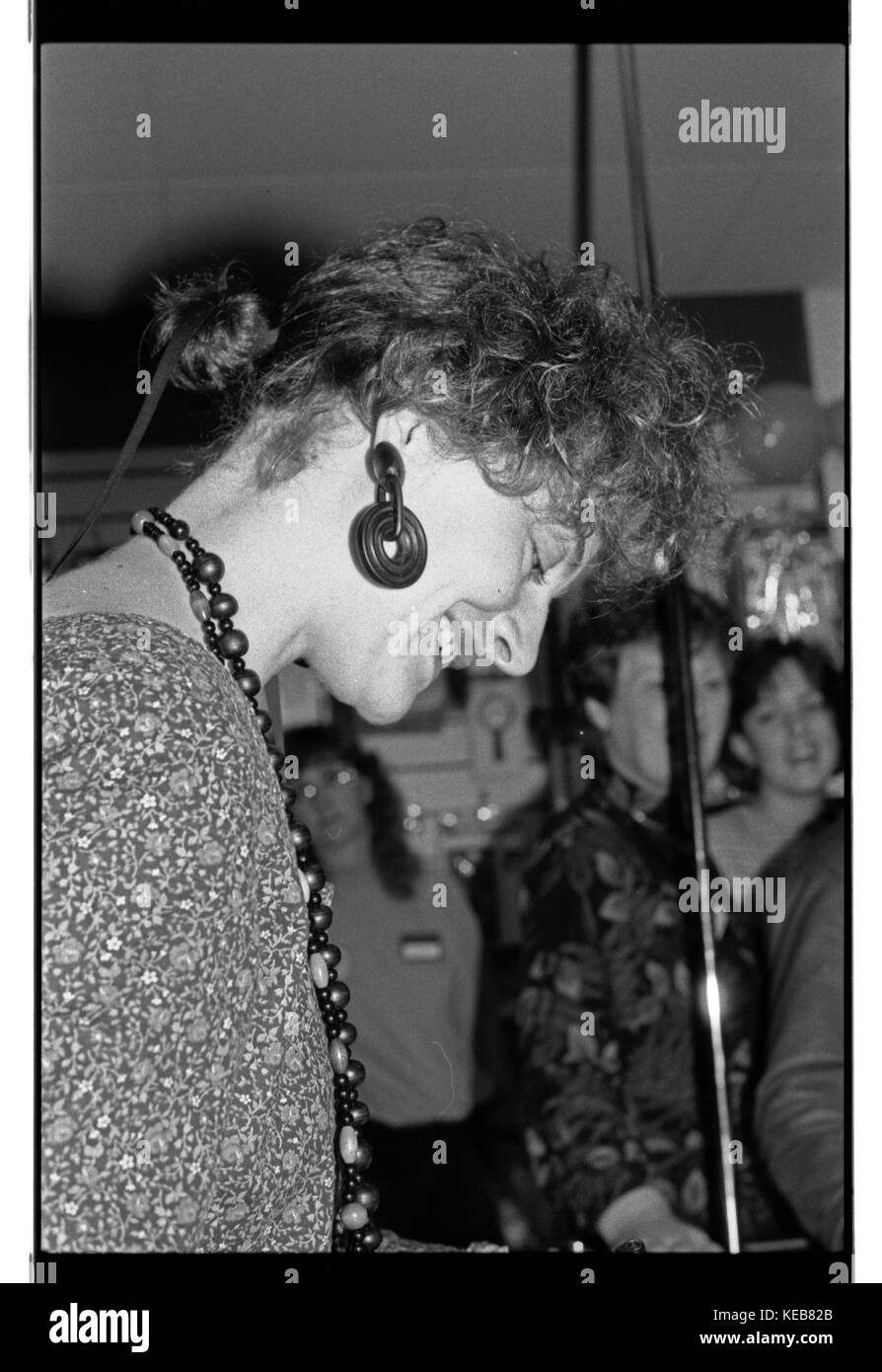 Australian actress during a visit to EDCO store in Belfast in 1989 ...