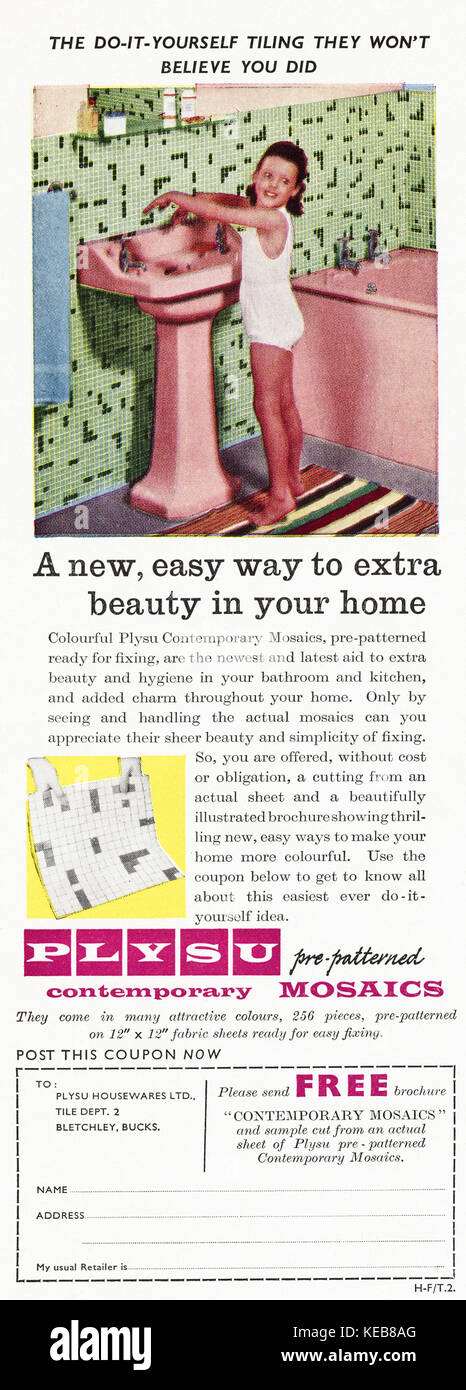 1950s advert old vintage original british magazine advertisement ...