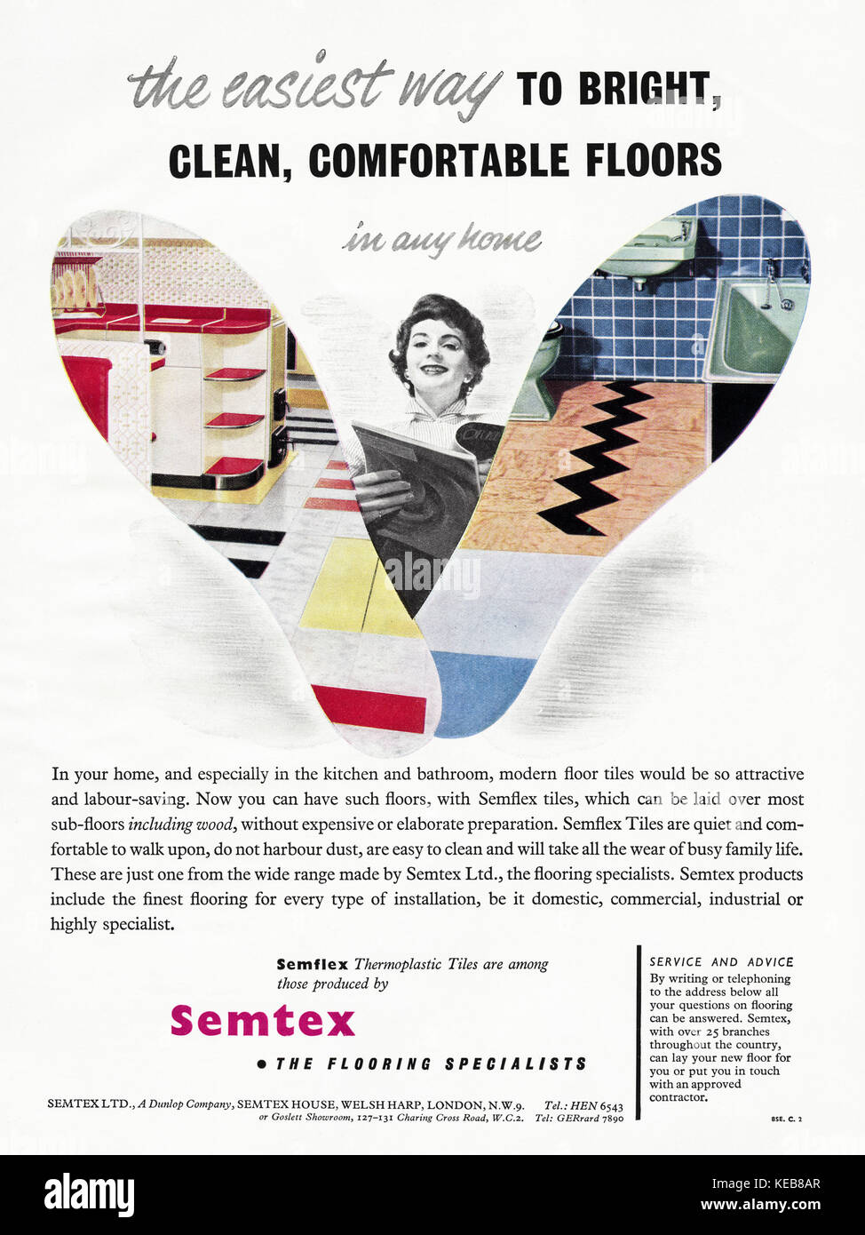 Vinyl flooring advert hi-res stock photography and images - Alamy