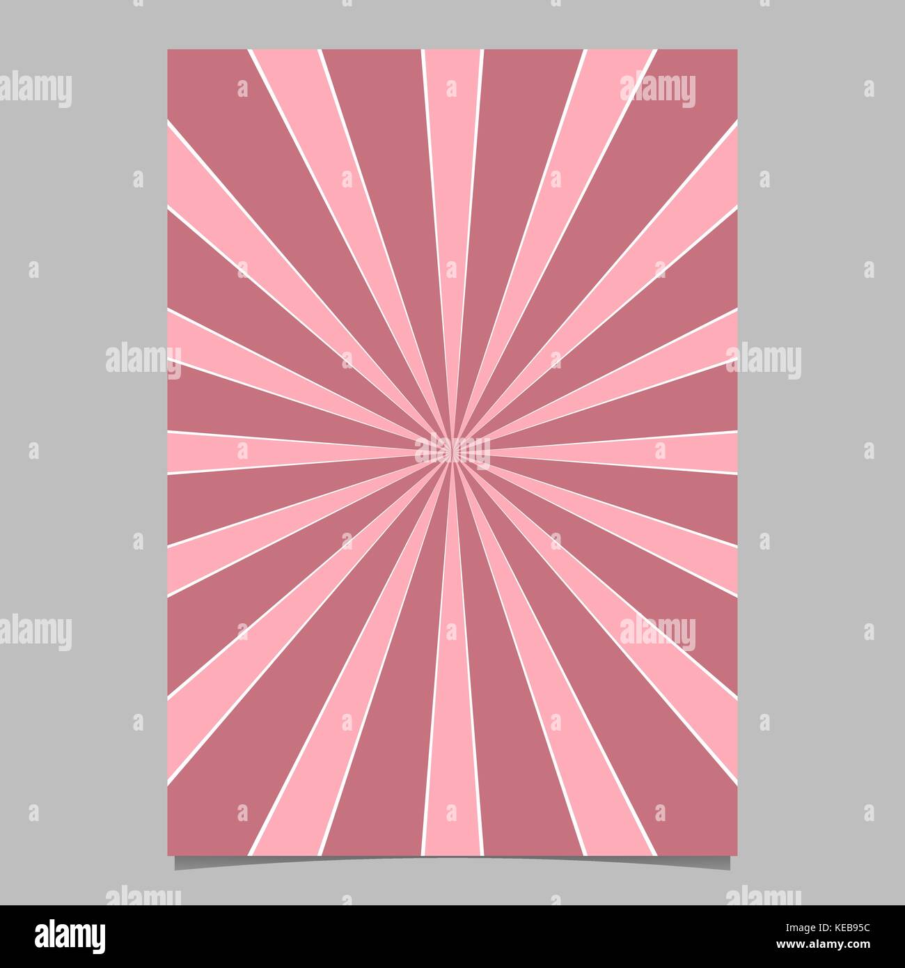 Pink abstract dynamic star burst card background template - vector ...