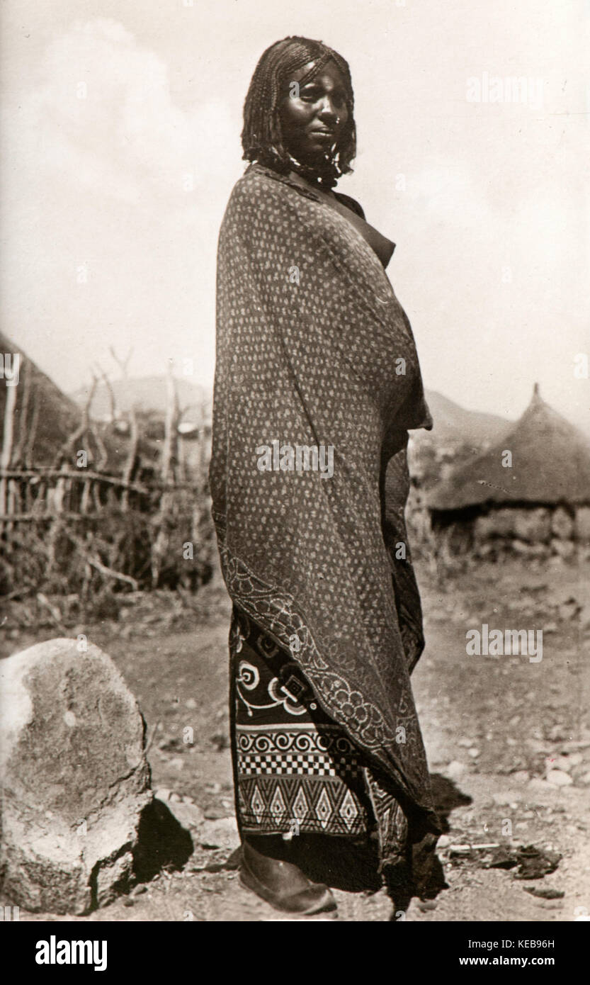 A pregnant Eritrean woman during the Italian colonial period (Asmara ...
